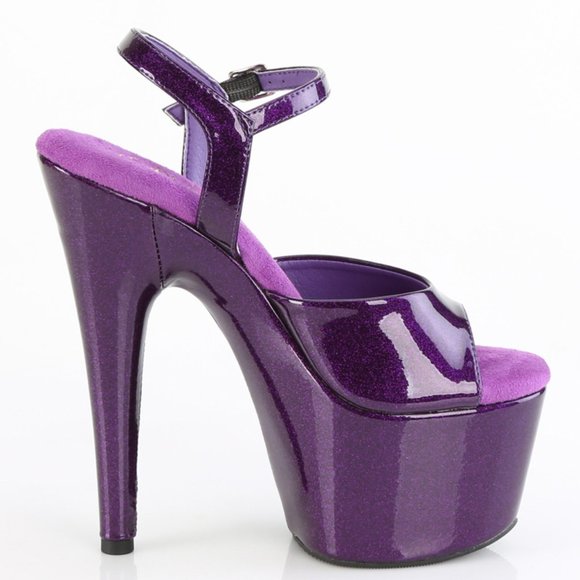 Shoes | Platform Glitter High Heel Shoes | Poshmark